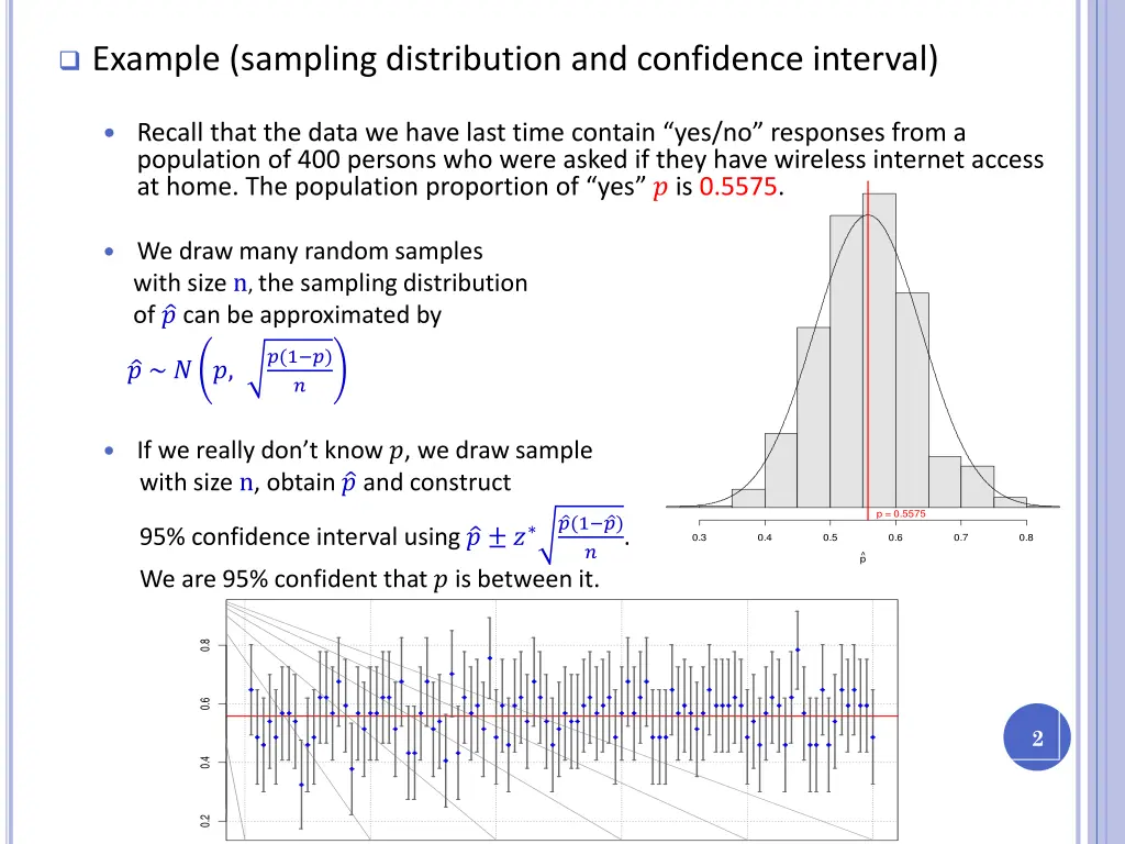 PPT - Statistics Lecture: Sampling Distributions, Confidence Intervals ...