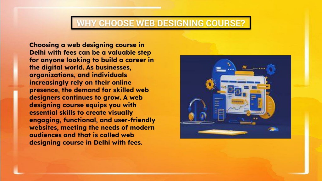 PPT - Web Designing Course In Delhi With Fees PowerPoint Presentation ...