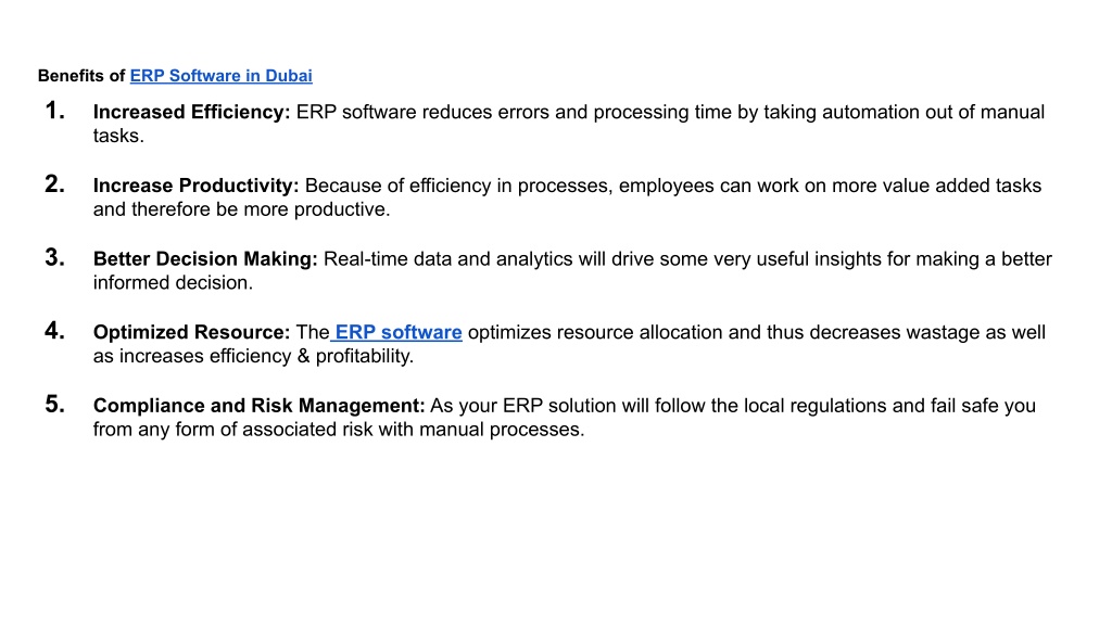 PPT - Unlocking Business Efficiency_ The Best ERP Software Dubai Offers ... PPT - Unlocking Business Efficiency_ The Best ERP Software Dubai Offers ...