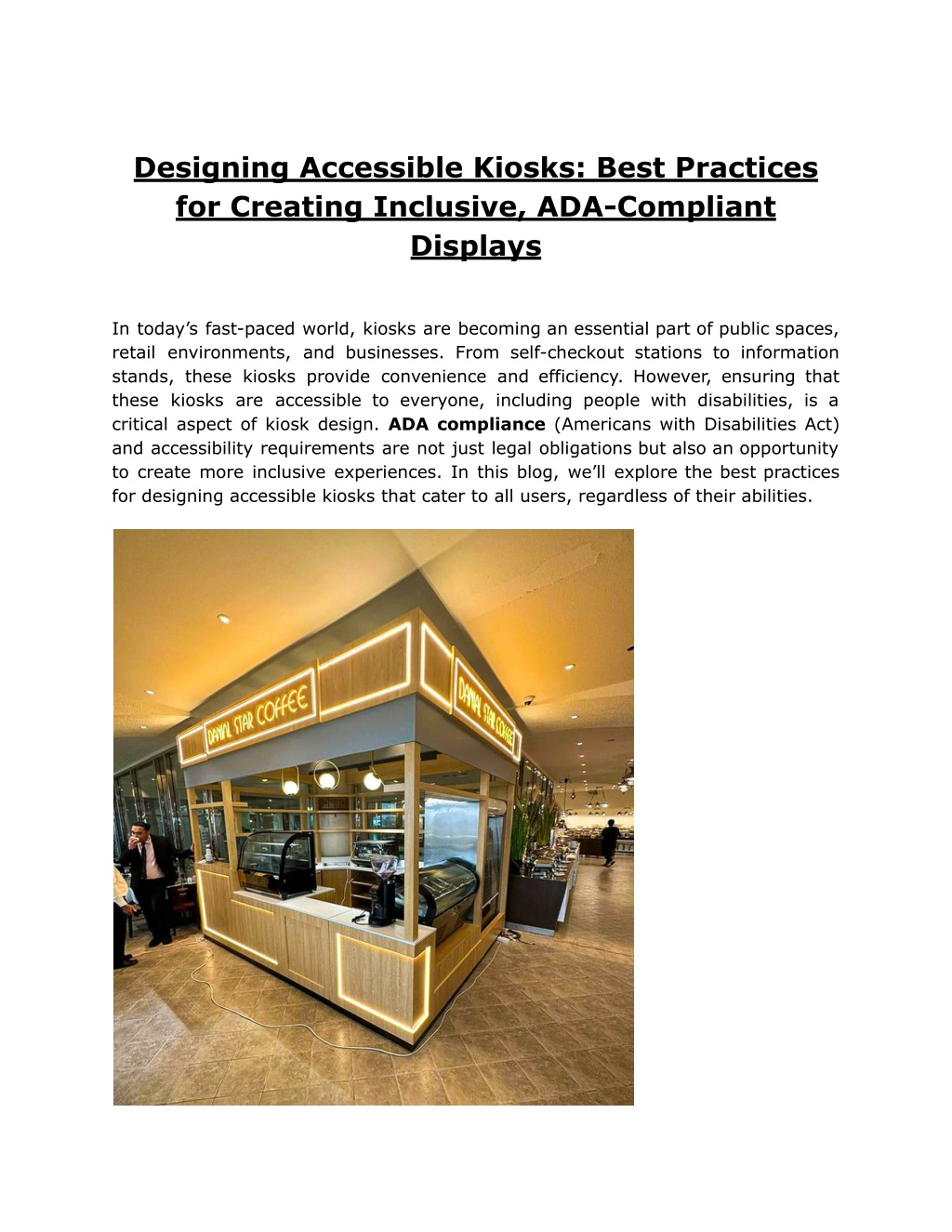 PPT - Designing Accessible Kiosks_ Best Practices for Creating ... PPT - Designing Accessible Kiosks_ Best Practices for Creating ...